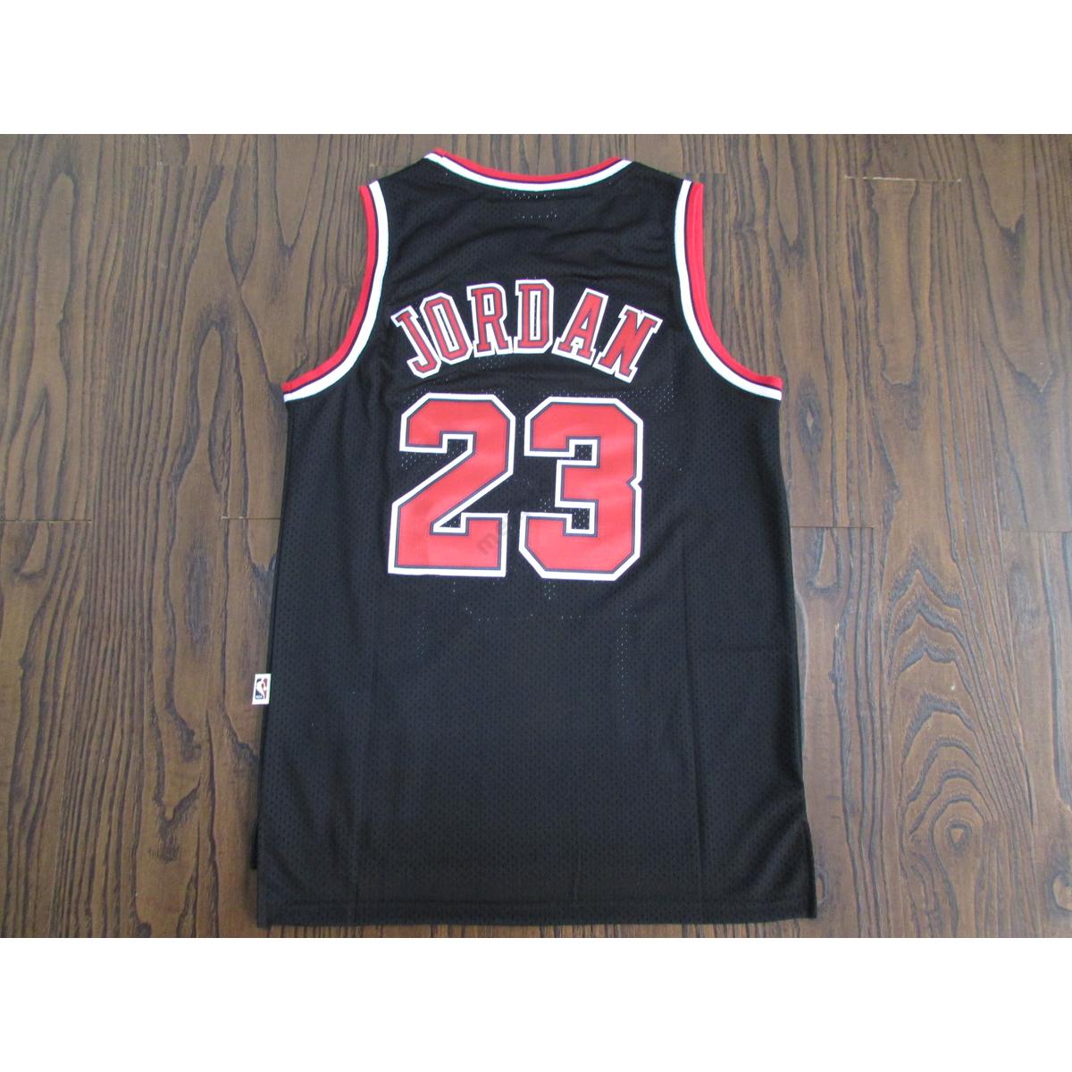 Chicago Bulls - Michael Jordan - fekete kosárlabda mez - Chicago Bulls